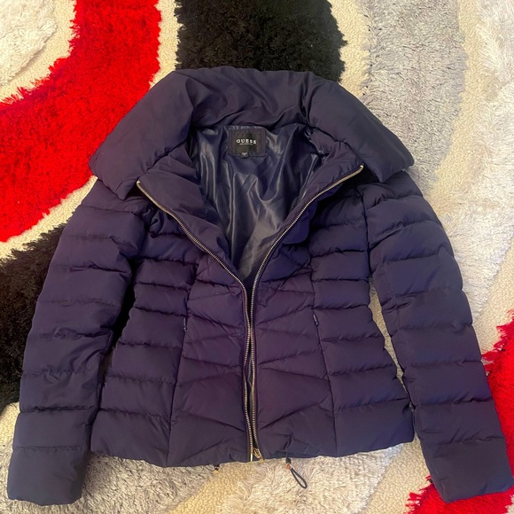 Guess | Jackets & Coats | Guess Down Puffer Jacket Size Xs On Sale For ...